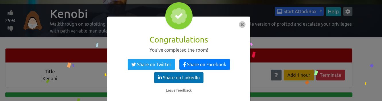 kenobi - Try Hack Me - snowscan.io